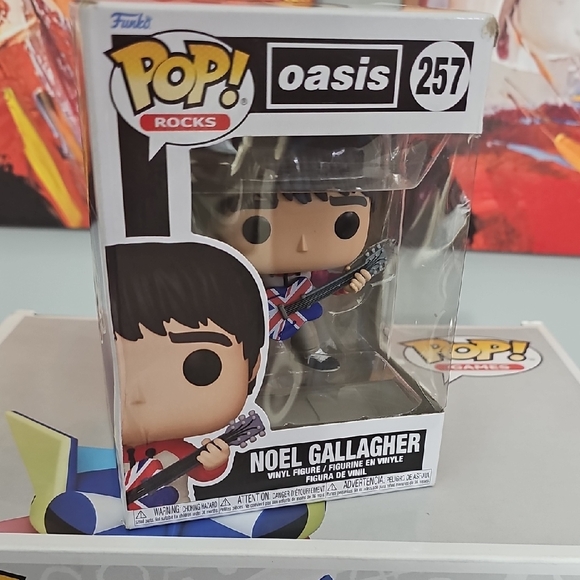 Funko | Toys | Funko Pop Oasis Figure With Union Jack Design | Poshmark